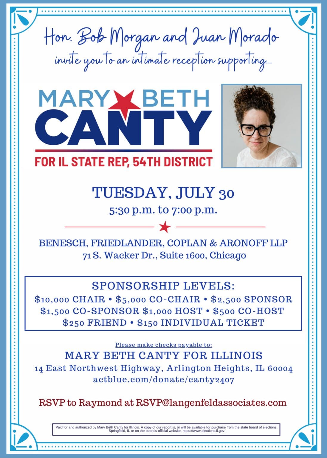 Fundraiser in Support of Rep. Mary Beth Canty - Democrats for the ...