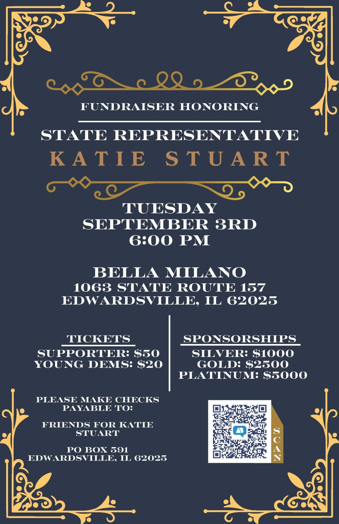 Fundraiser Honoring Rep. Katie Stuart - Democrats for the Illinois House