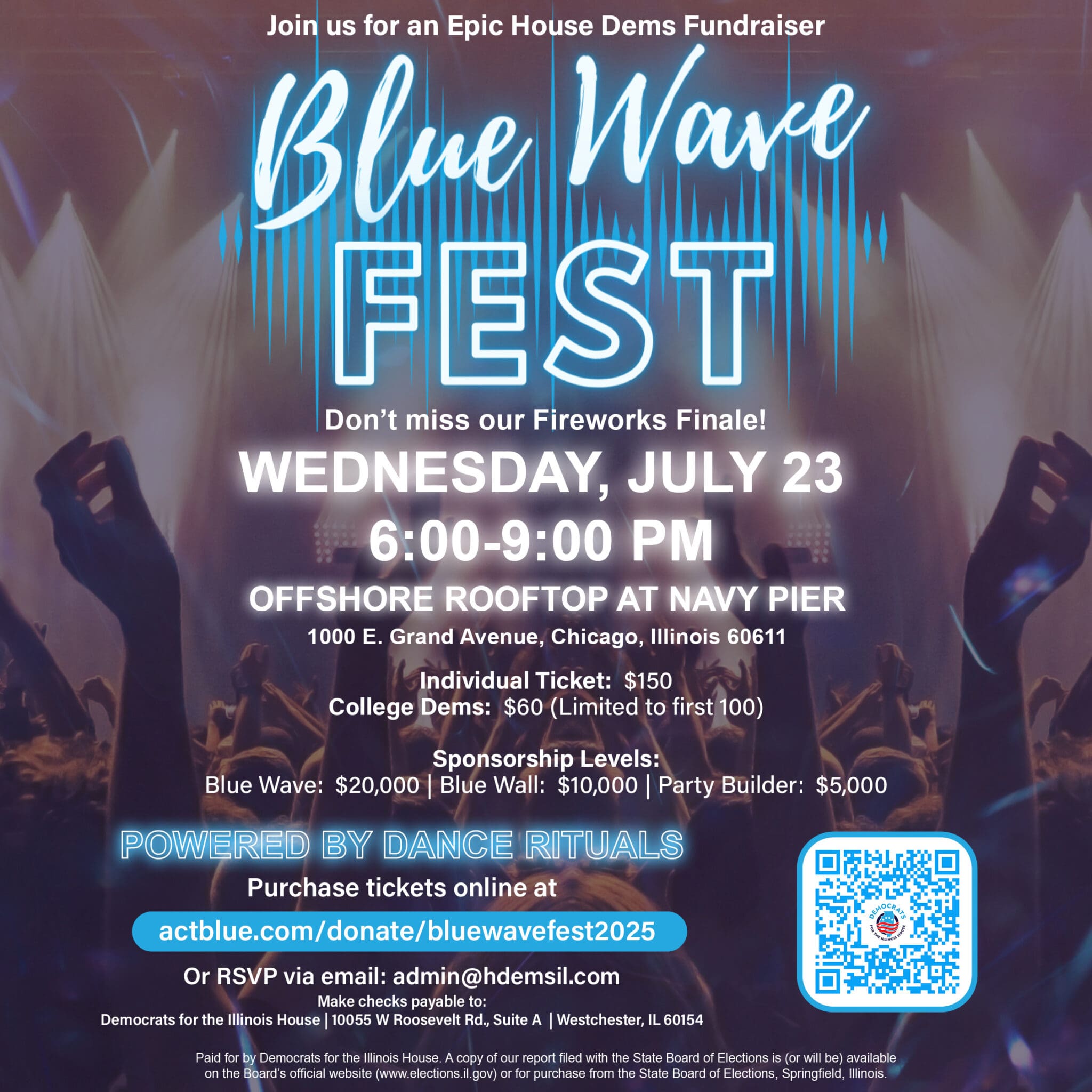 Blue Wave Fest, an Epic House Dems Fundraiser - Democrats for the ...